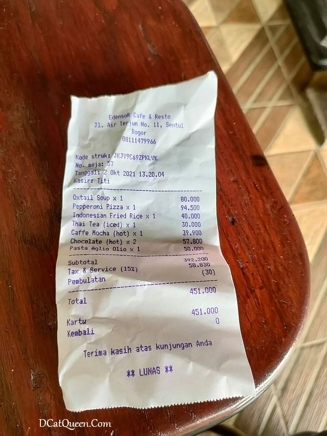 KULINER BOGOR: MENIKMATI ALAM SAMBIL MAKAN DI EDENSOR HILLS VILLA ...