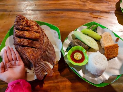 KULINER BALI: MENCICIPI NASI TEMPONG INDRA