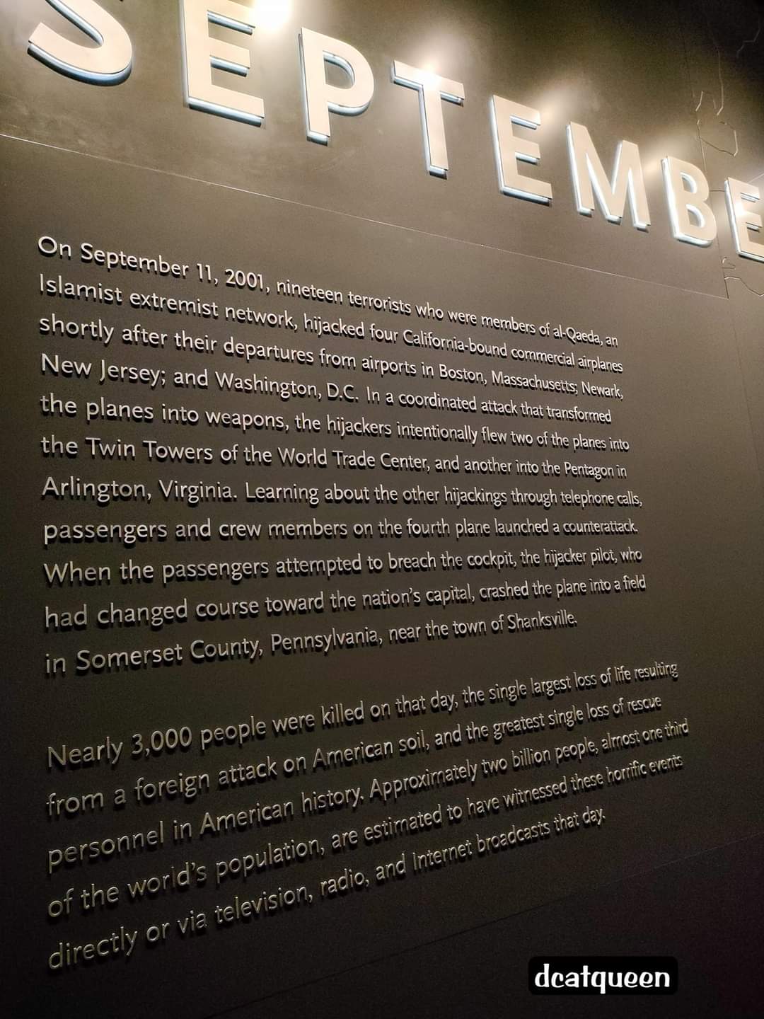 WISATA AMERIKA: MUSEUM 9/11 MEMORIAL NEW YORK, SERANGAN BIADAB YANG ...