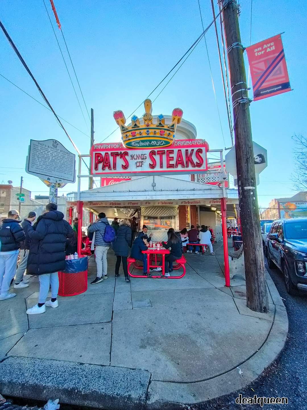 KULINER AMERIKA: NYOBAIN CHEESE STEAK PHILADELPHIA, PAT’S KING OF STEAK