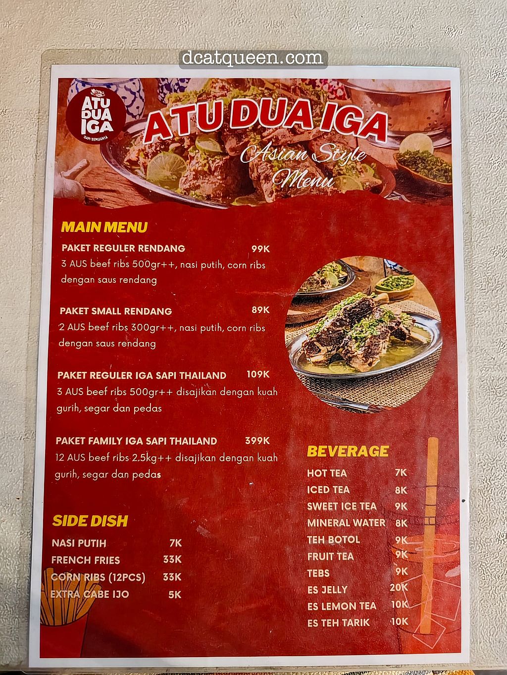 KULINER JAKARTA: ATU DUA IGA, SAPI SEMUANYA